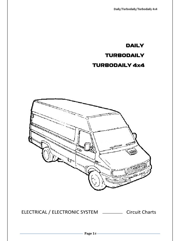 Daily (1990-1998) - Circuit Charts | PDF | Headlamp | Electrical Connector