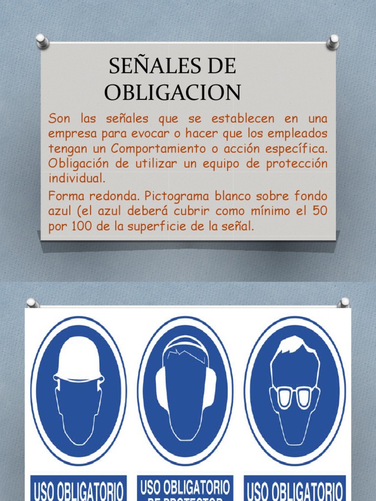 Señales de Obligacion | PDF