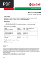 Castrol MHP 153 Data Sheet | PDF | Lubricant | Fuel Oil