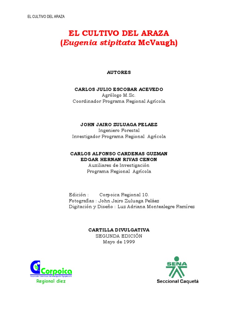El Cultivo Del Araza | PDF | Horticultura y jardinería | Botánica