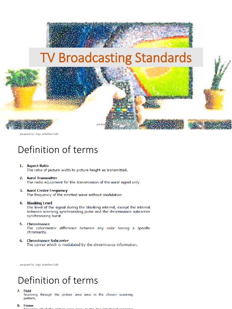 8 TV Broadcasting Standards | PDF