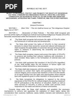 Ipra Law | PDF | Intellectual Property | Traditional Knowledge