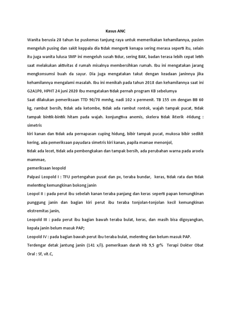 Kasus ANC | PDF