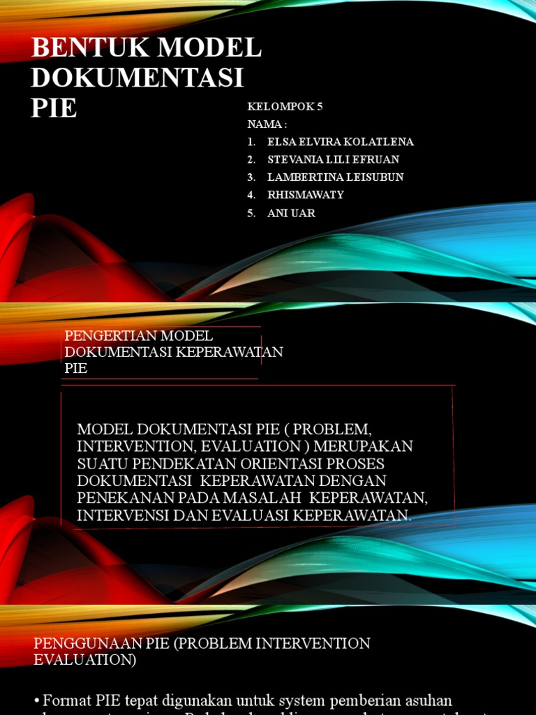 Bentuk Model Dokumentasi Pie | PDF
