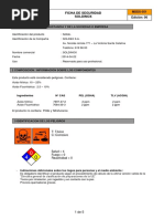 MSDS Coolant Antifreeze 50 - Rojo | PDF | Residuos | Contaminación