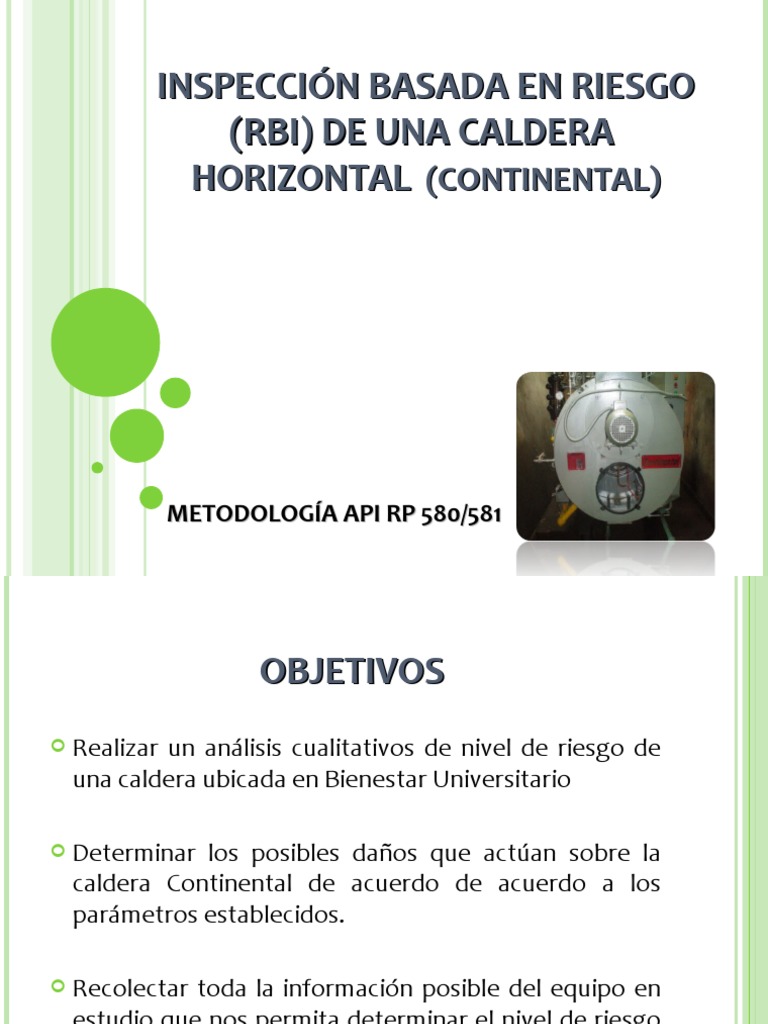 Presentacion Integridad | PDF | Caldera | Ingeniería de confiabilidad