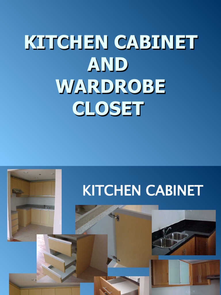 Kitchen Cabinet AND Wardrobe Closet | PDF | Cabinetry | Countertop