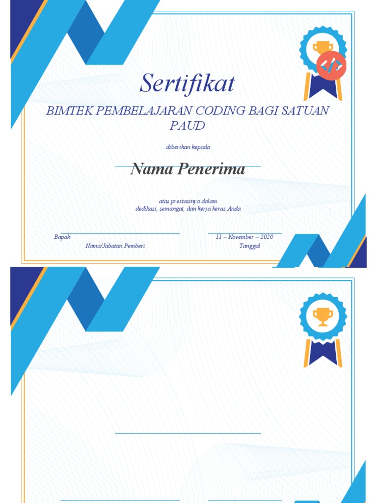 Sertifikat Coding | PDF