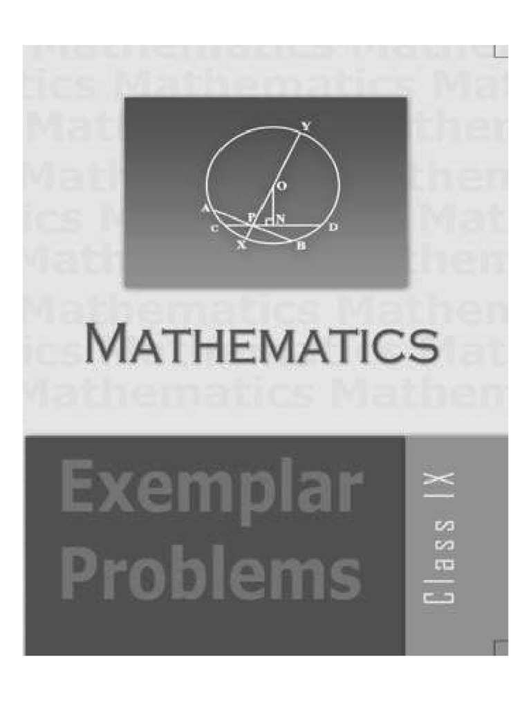 NCERT Class 9 Mathematics Exemplar Problems PDF | PDF | Numbers ...