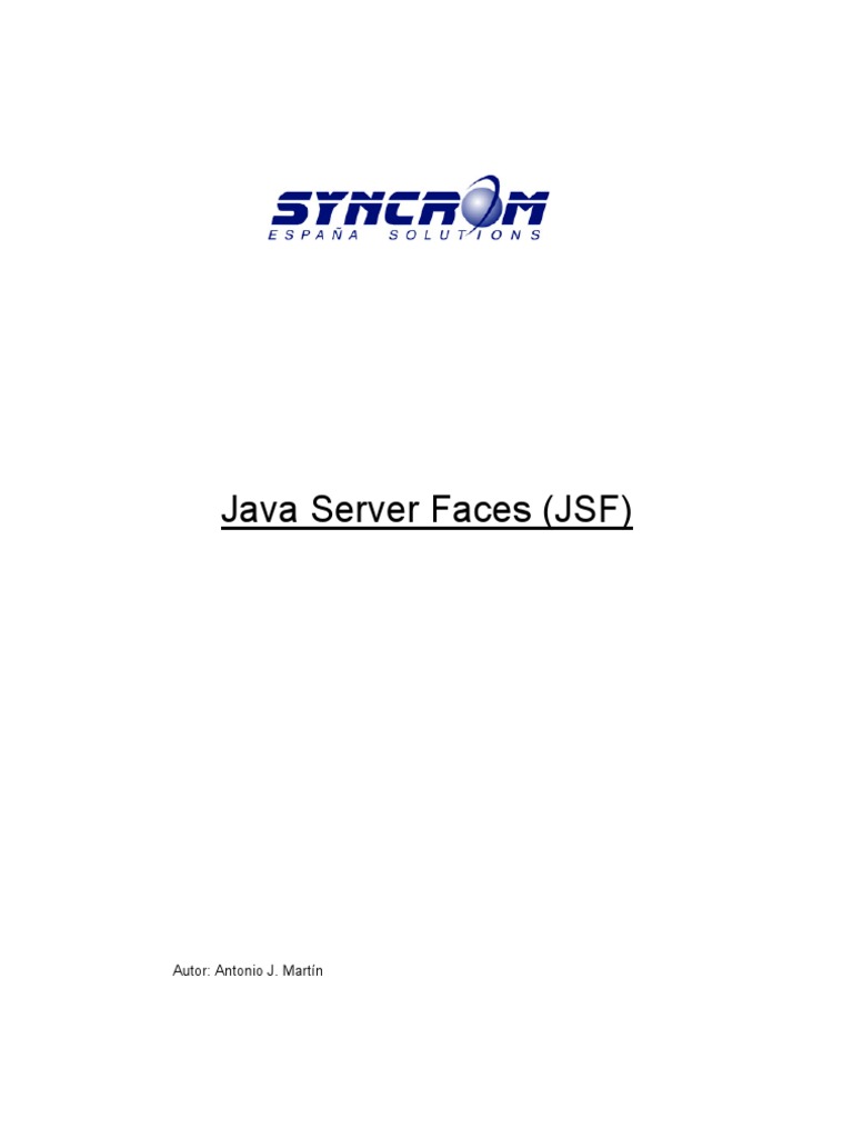 JSF Basico | PDF | Páginas del servidor Java | Marco de software