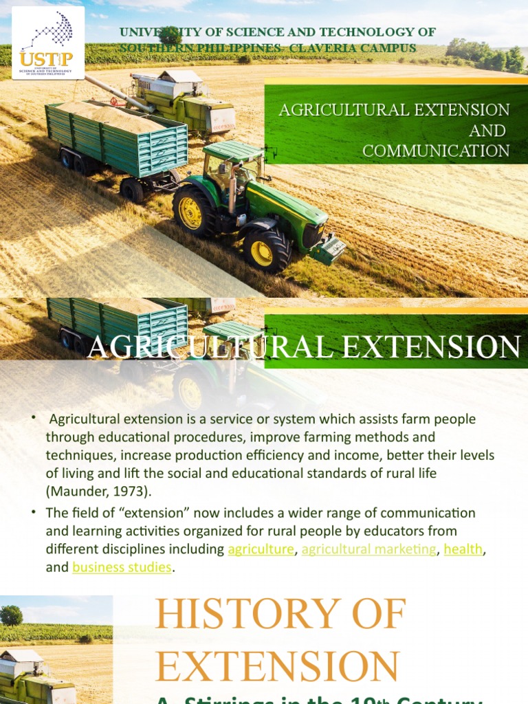 Agricultural Extension Insights | PDF | Technology & Engineering