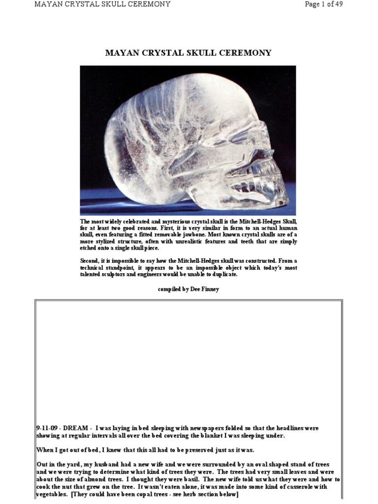 Mayan Crystal Skulls | PDF