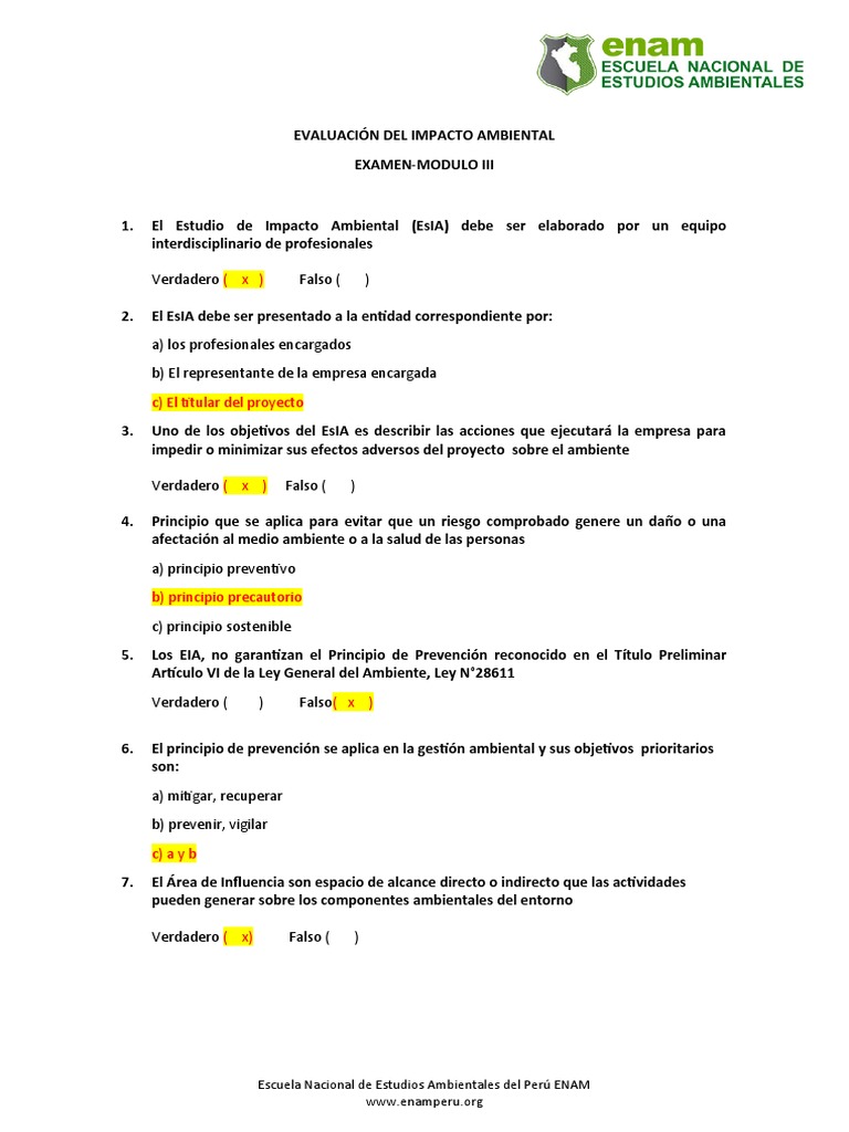Examen Mod 3 Eia | PDF