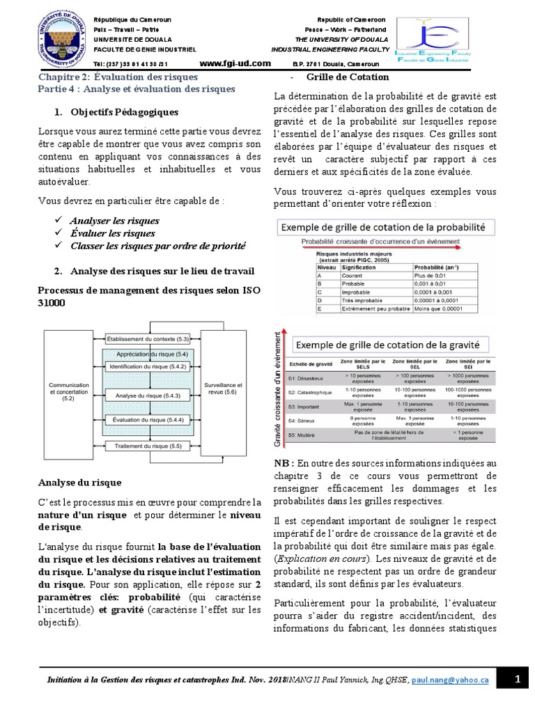 Évaluation et Analyse des Risques au Travail | PDF | Risque | Gestion des risques