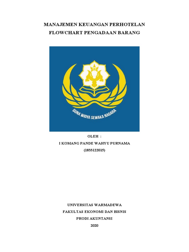 Flowchart Pengadaan Barang | PDF