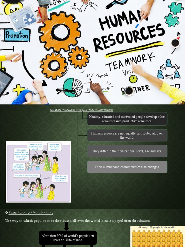 Human Resource Class 8 Geography | PDF | Asia | Population Density