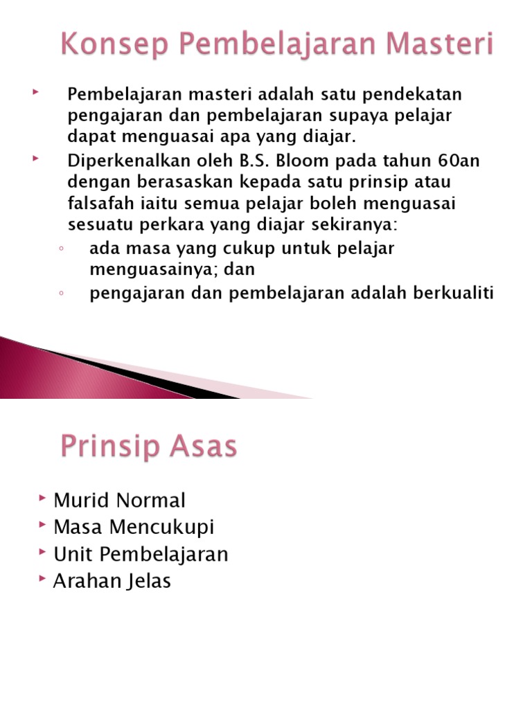 Pembelajaran Masteri | PDF