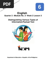 Quarter 3-Module 4 - English 6 | PDF | Question | Sentence (Linguistics)