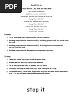 Read Write Inc. Assessment Sheet 1 | PDF