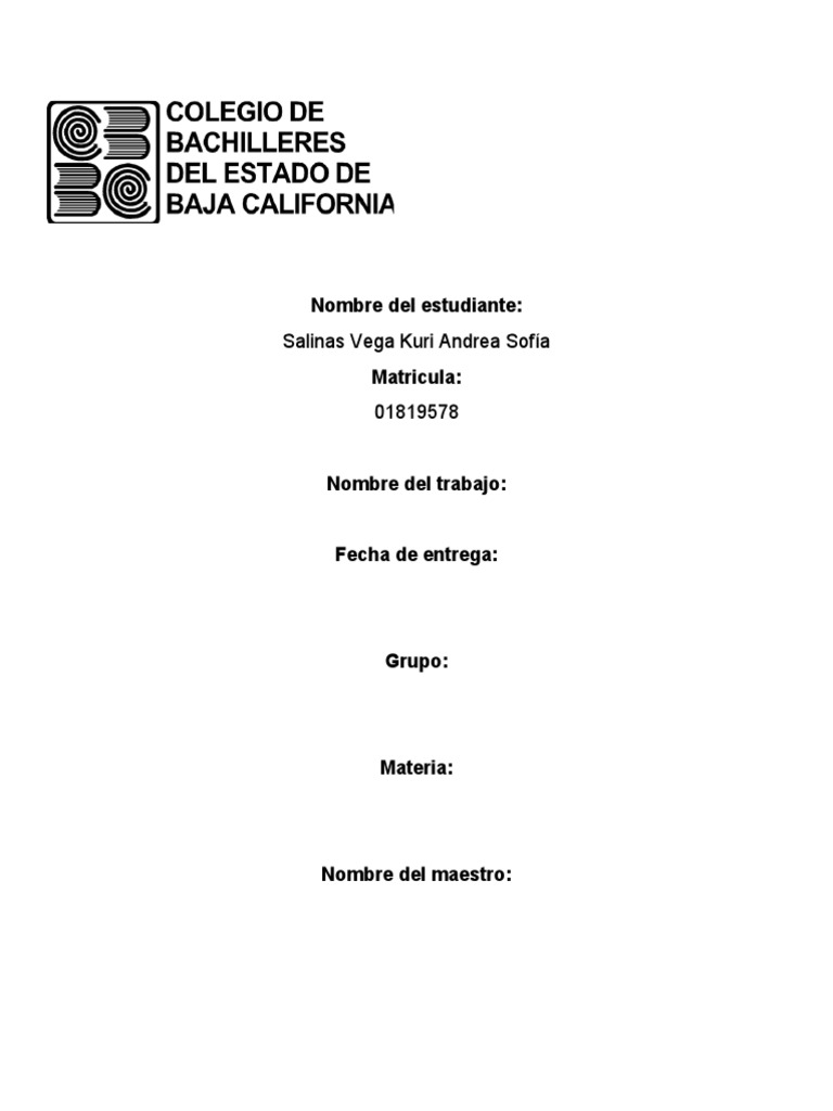 Portada Cobach | PDF