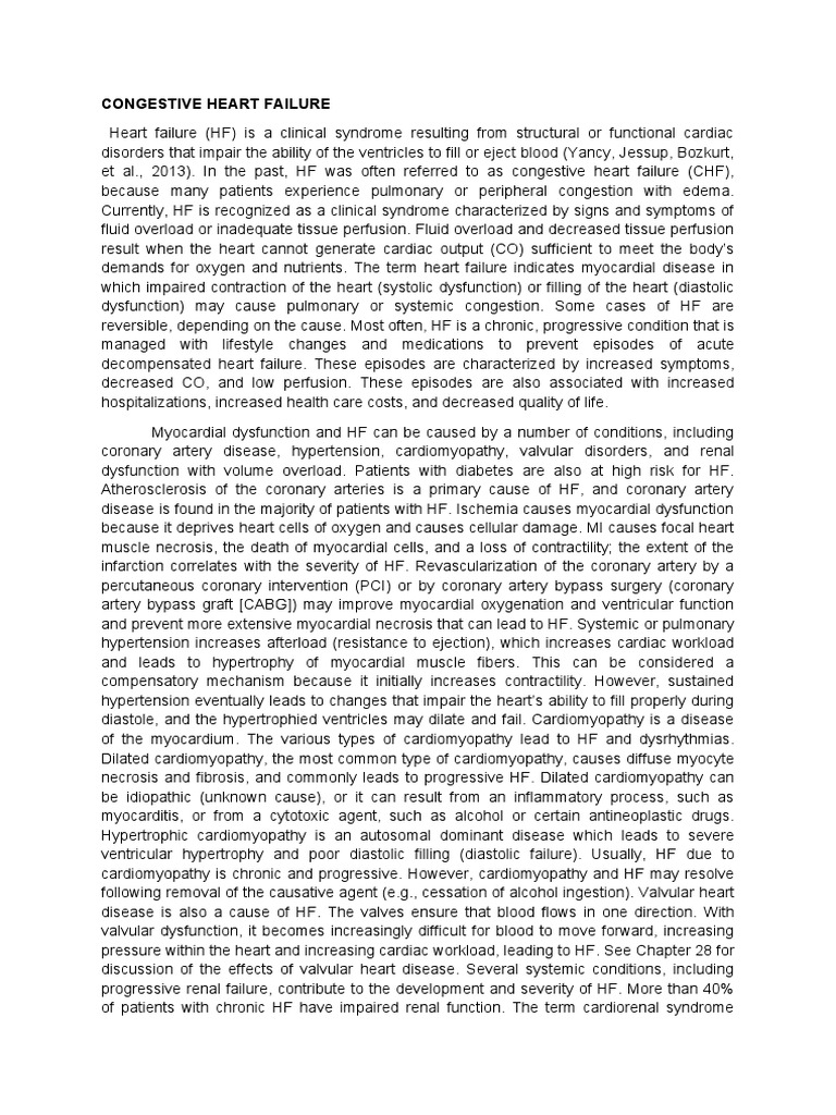 Heart Failure | PDF | Heart Failure | Heart