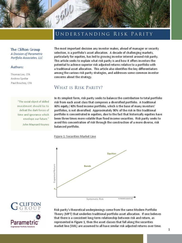 Understanding Risk Parity Strategies | PDF | Asset Allocation ...