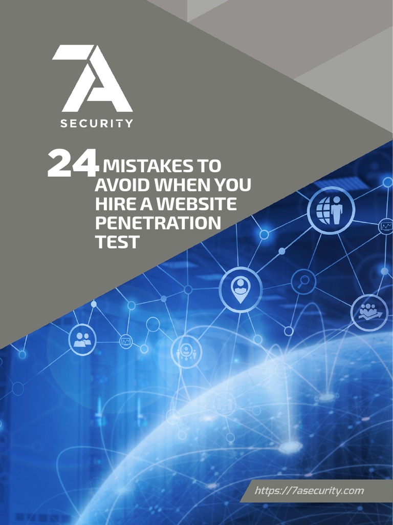24 Mistakes To Avoid When You Hire A Website Penetration Test PDF | PDF ...