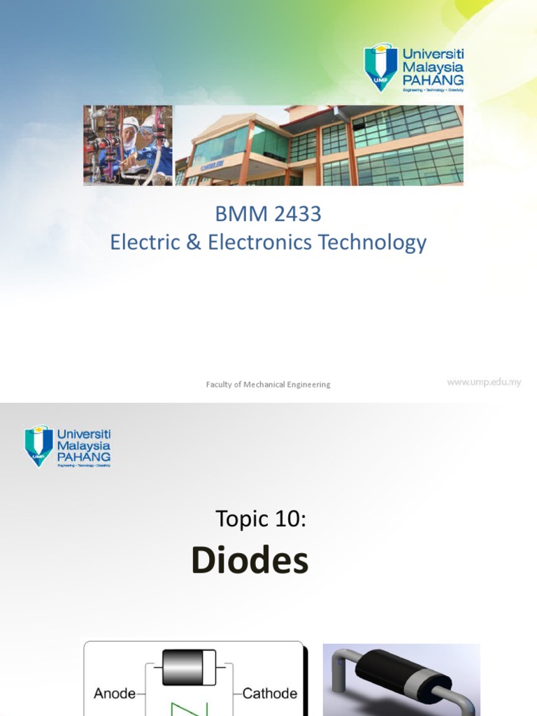 Chapter 5b Diode - EE | PDF | Rectifier | P–N Junction