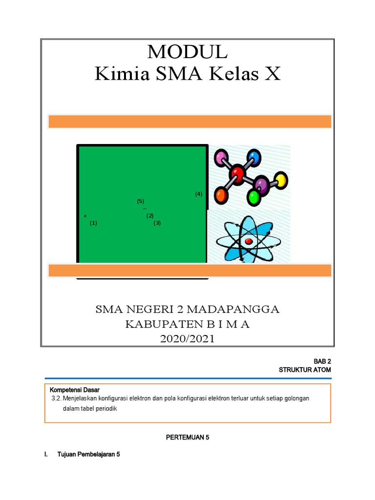 Modul Kimia: Struktur Atom | PDF