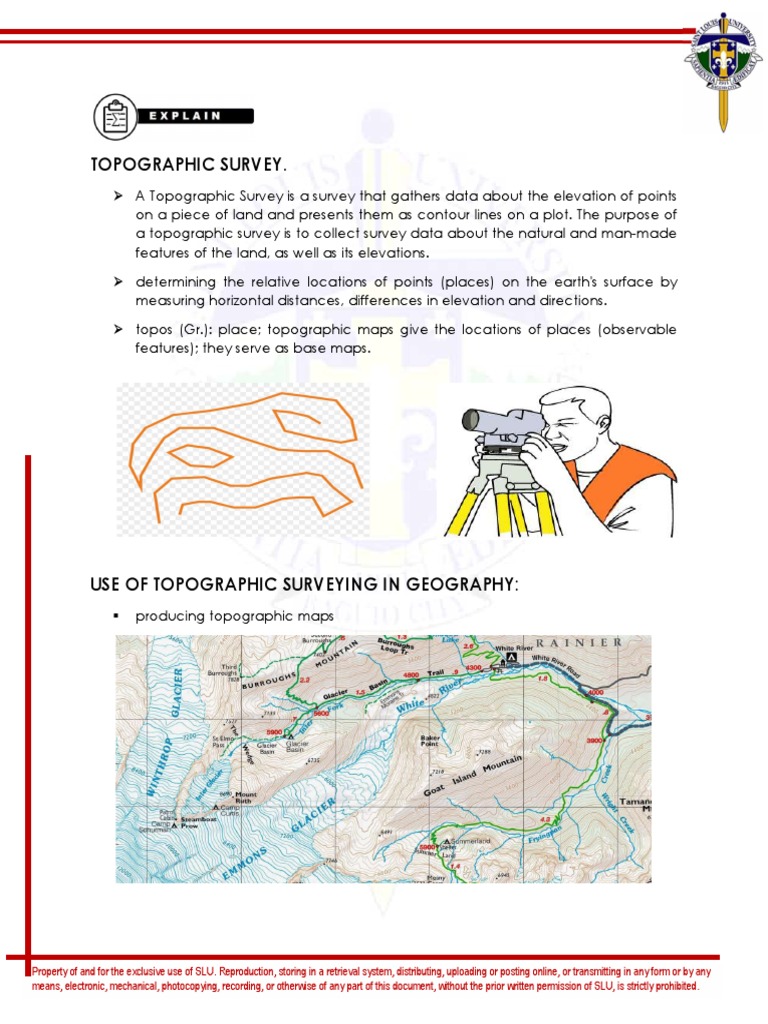 Topographic Survey | Download Free PDF | Contour Line | Topography