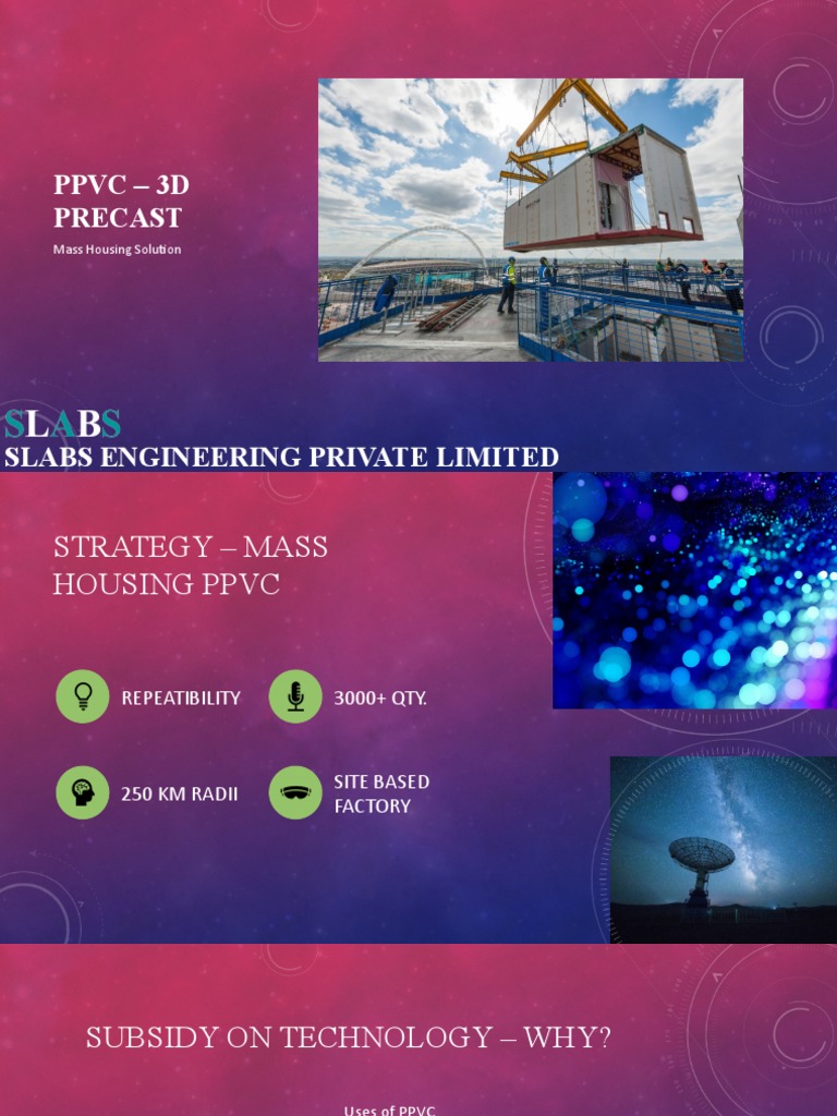 PPVC - 3D Precast: Mass Housing Solution | PDF | Computers