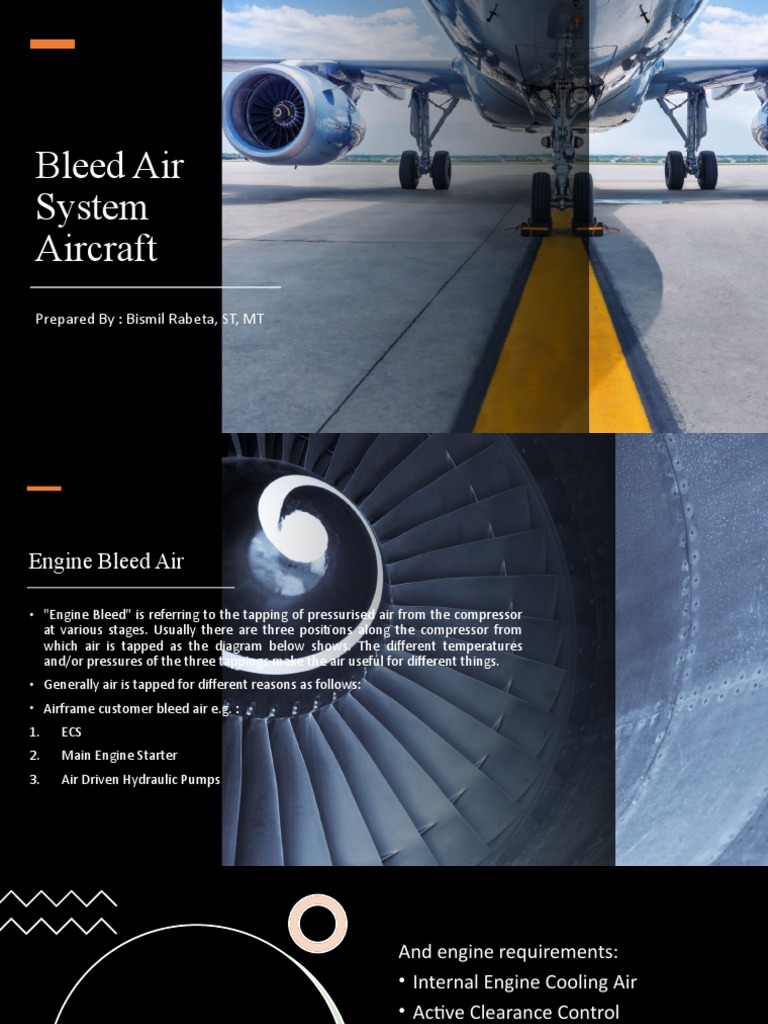 Bleed Air System Aircraft: Prepared By: Bismil Rabeta, ST, MT | PDF ...