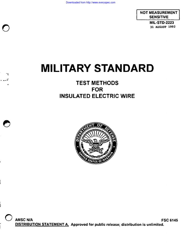 Mil STD 2223 | Download Free PDF | Jet Fuel | Insulator (Electricity)