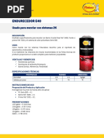 FICHA TECNICA Del Thinner | PDF