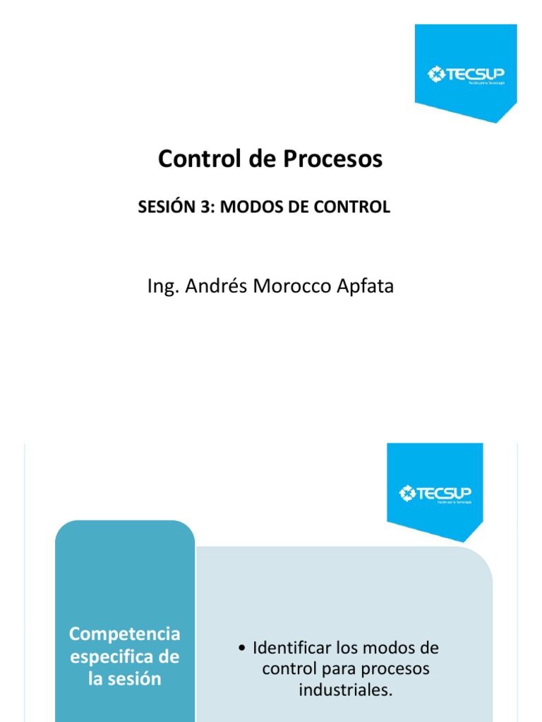 Clase 3 Modos de Control 2020 - 2 PDF | PDF | Ingenieria Eléctrica ...