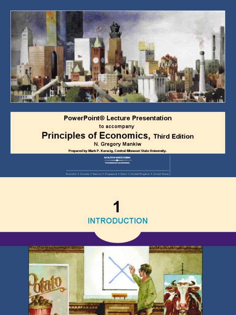 Principles of Economics,: Powerpoint® Lecture Presentation Third ...