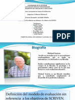 Modelo de Evaluación de Michael Scriven | PDF | Evaluación | Conocimiento