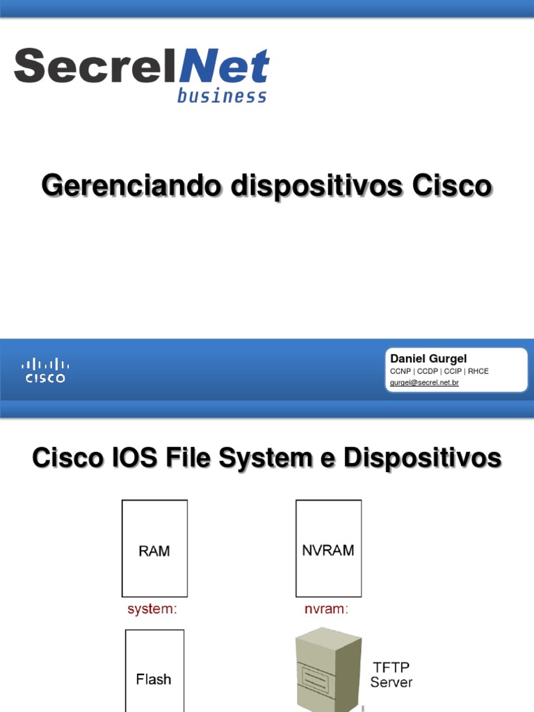 2-3 Gerenciando Dispositivos Cisco | PDF | Data | Information Technology Management