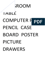 First 100 Common Objects | PDF | Games & Activities