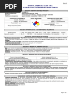 Hoja Seguridad Sanit 10 | PDF | Agua | Química