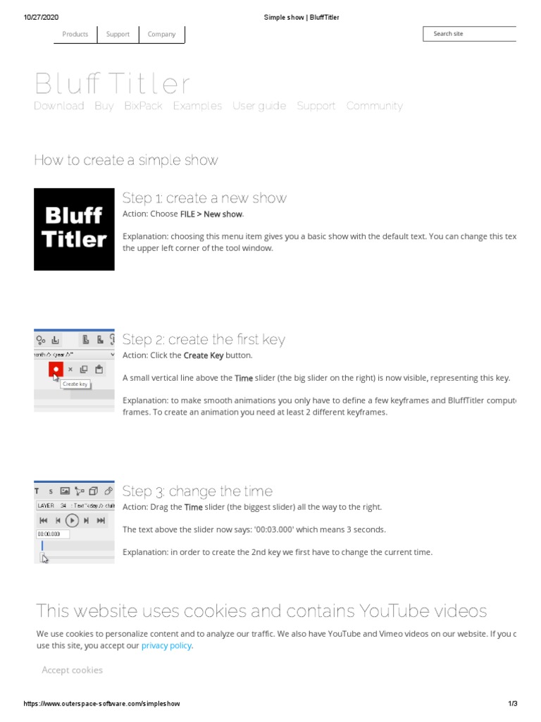 Simple Show - BluffTitler | PDF | Http Cookie | You Tube