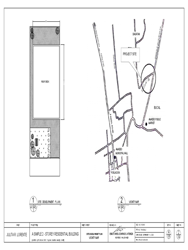 Site Development & Vicinity Map | PDF