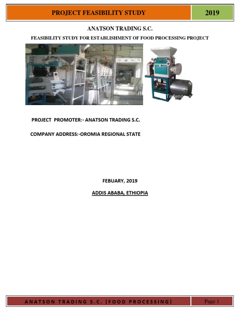 Anatson Food Processing Project PDF | PDF | Pasta | Breads