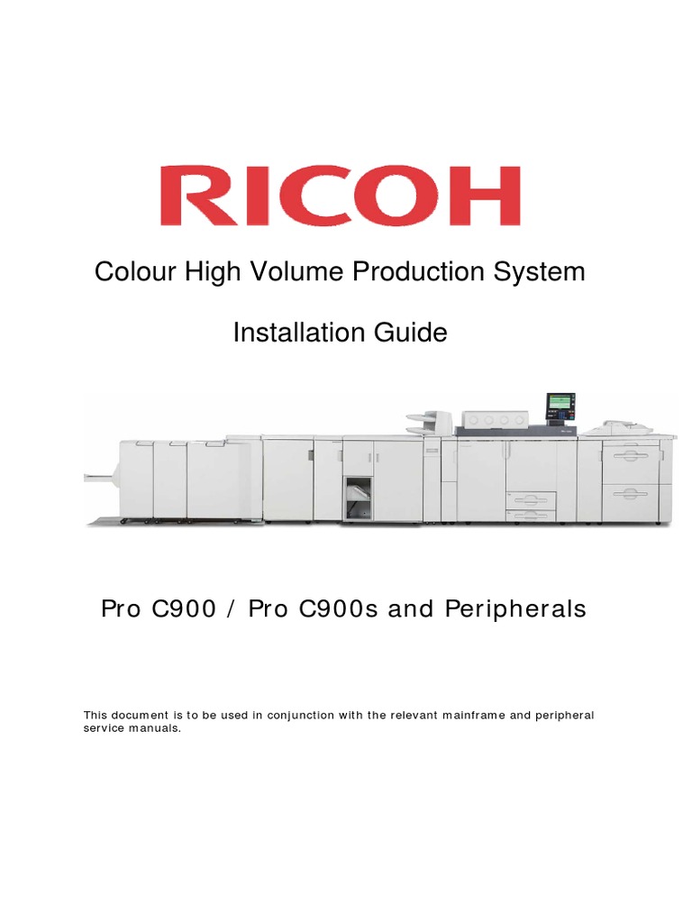 Pro C901, Pro C901S Installation Guide | PDF | Electrical Connector ...