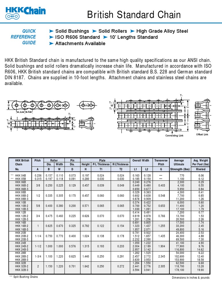 British Standard Chain Guide | PDF