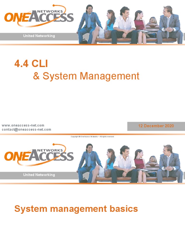 OneAcess 4.04 CLI v3.0 Overview | PDF | File Transfer Protocol ...