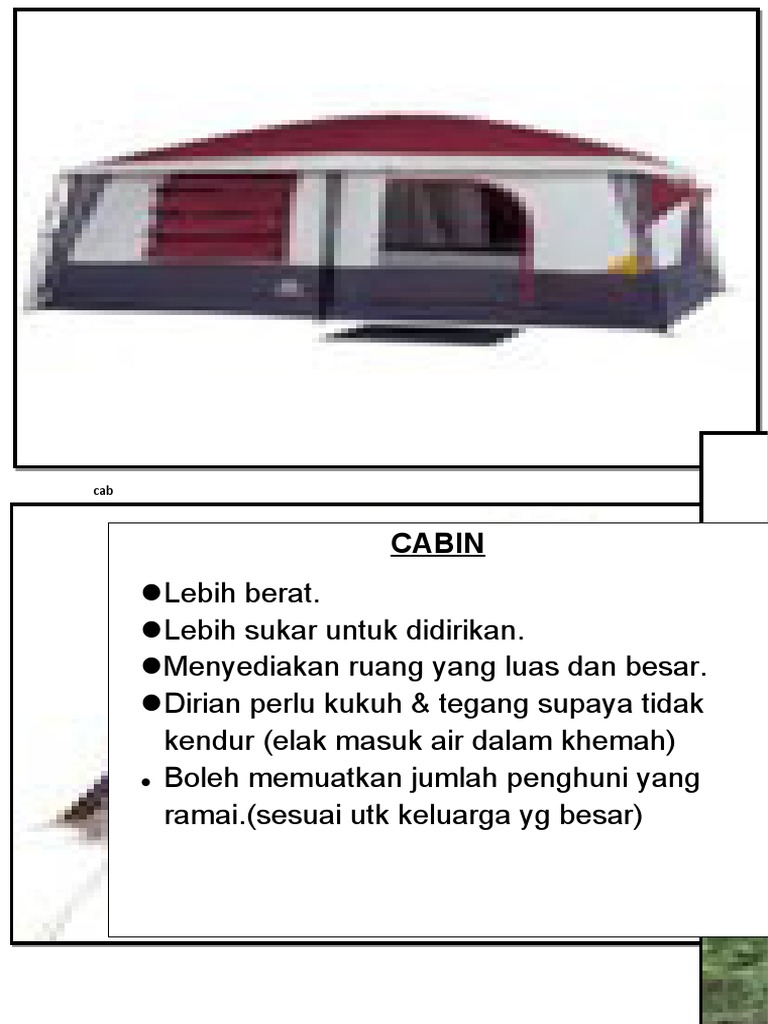 Jenis-Jenis Khemah | PDF