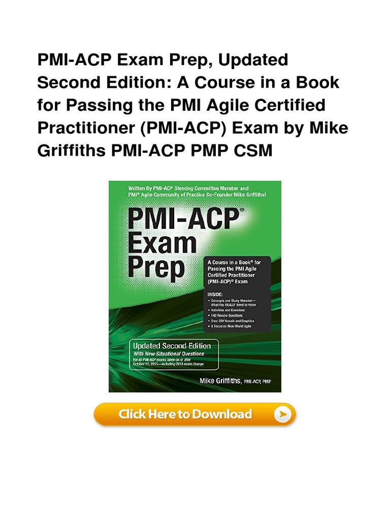 PMI ACP Exam Prep Updated Second Edition PDF | PDF