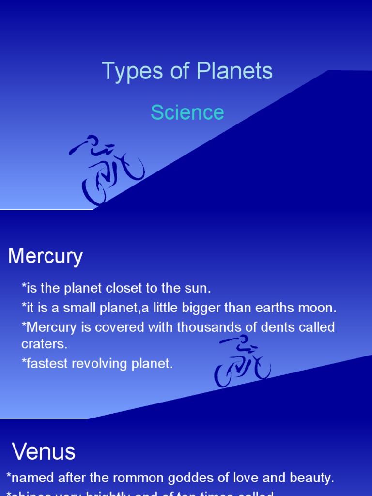 Overview of Planet Types in the Solar System | PDF
