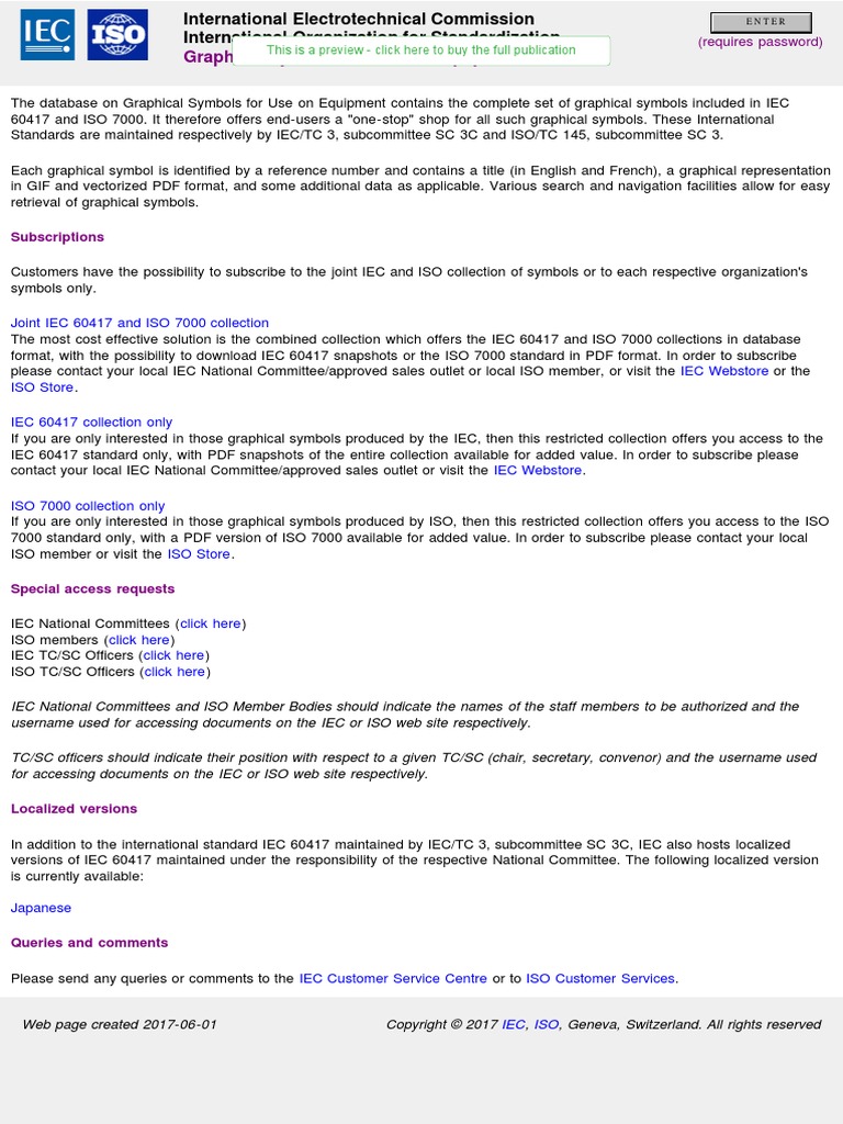 IEC 60417 - Simbolos Gráficos | PDF | International Organization For Standardization ...
